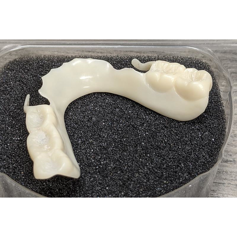 Acetal Frame with Model (Mandible)– ROE Dental Laboratory